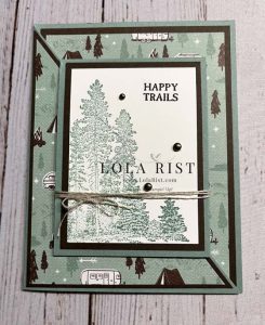 A Triangle Gate Fun Fold For Last Night's FB LIVE! - Lola Rist, Stampin ...